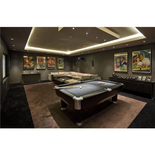 60 Basement Man Cave Design Ideas For Men Manly Home Interiors Artofit