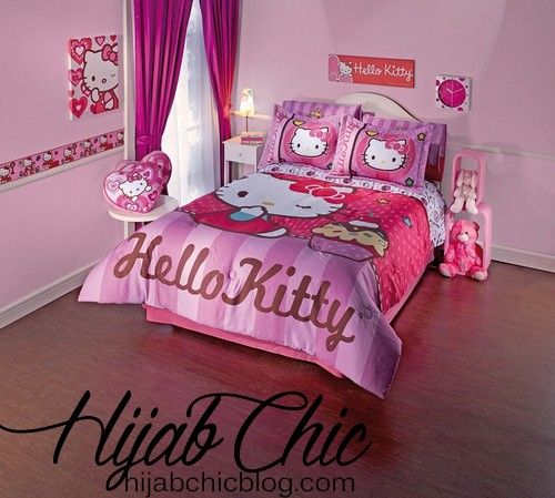 Habitacion Hello Kitty สีชมพู