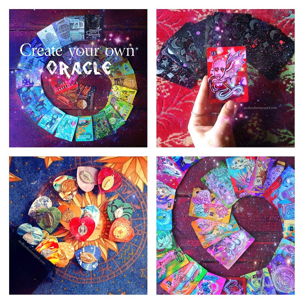 7 Steps To Create Your Own Oracle Diy Witch Books Diy Tarot Cards Create Yourself
