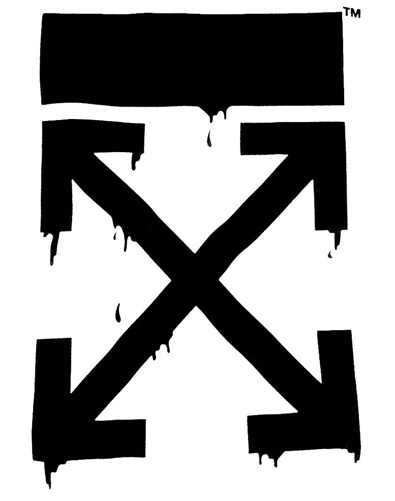 Modern Black And White Letter X Wall Art