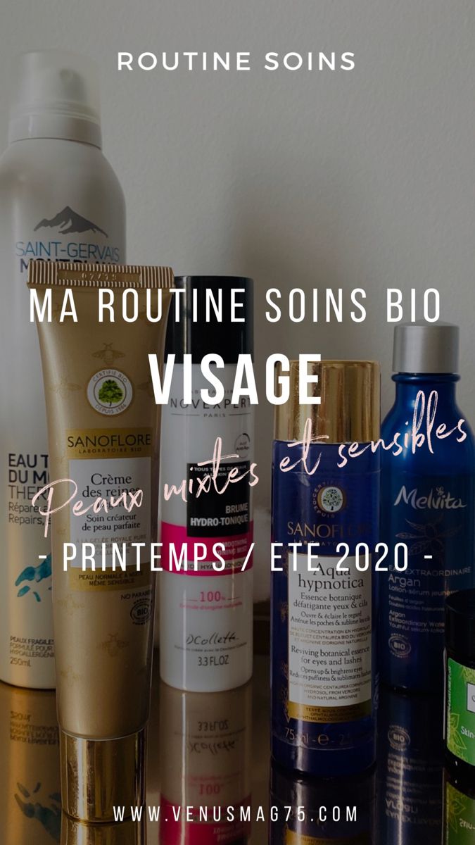 Retrouvez Toute Ma Routine Soins Speciale été Pour Les Peaux Mixtes Et
