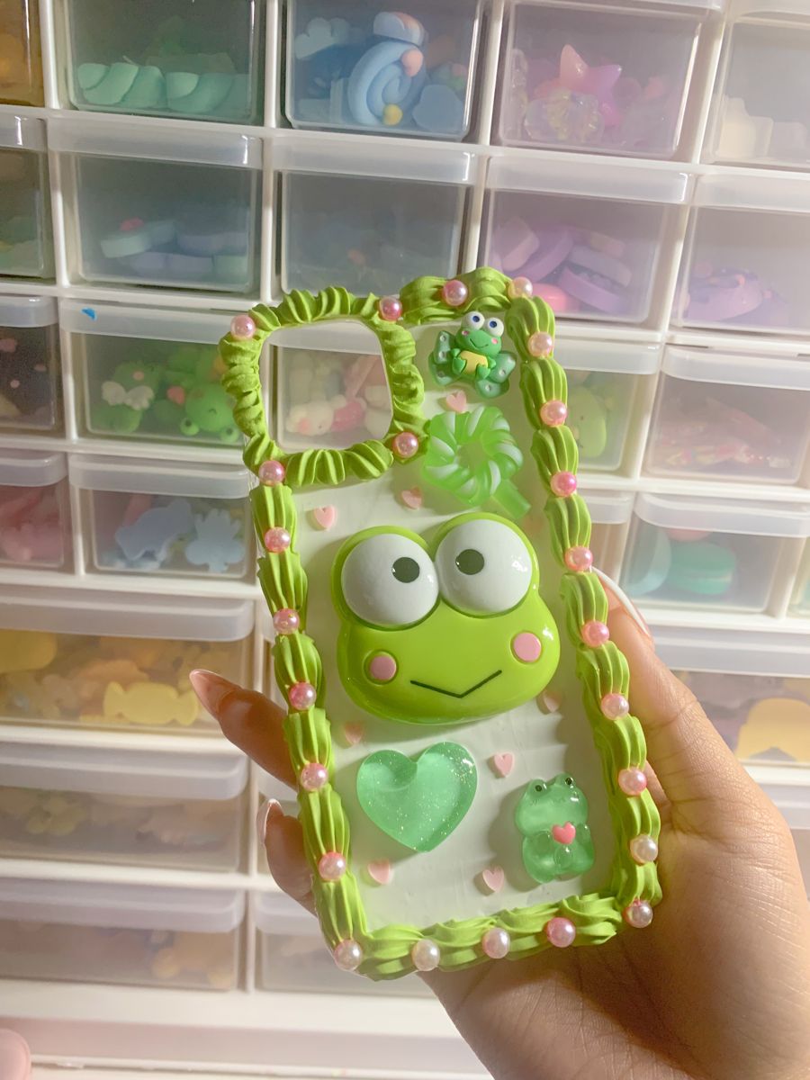 Keroppi Decoden Phone Case Diy Phone Case Design Custom Phone Cases Diy Decoden Phone Case