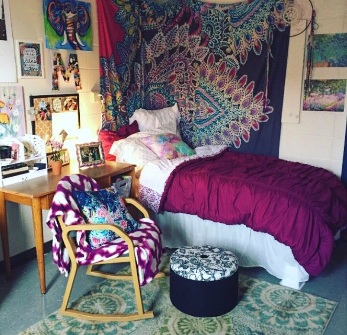 Boho College Dorm Room Urban Tapestry Boho College Dorm College