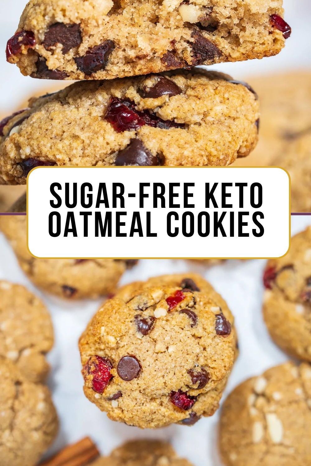 Sugar Free Keto Oatmeal Cookies Recipe Low Carb And Gluten Free