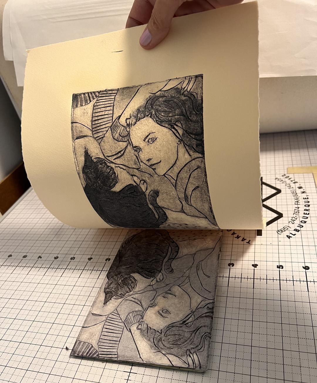 Make An Intaglio Style Collagraph Print Collagraph Collagraph Printmaking Diy Prints