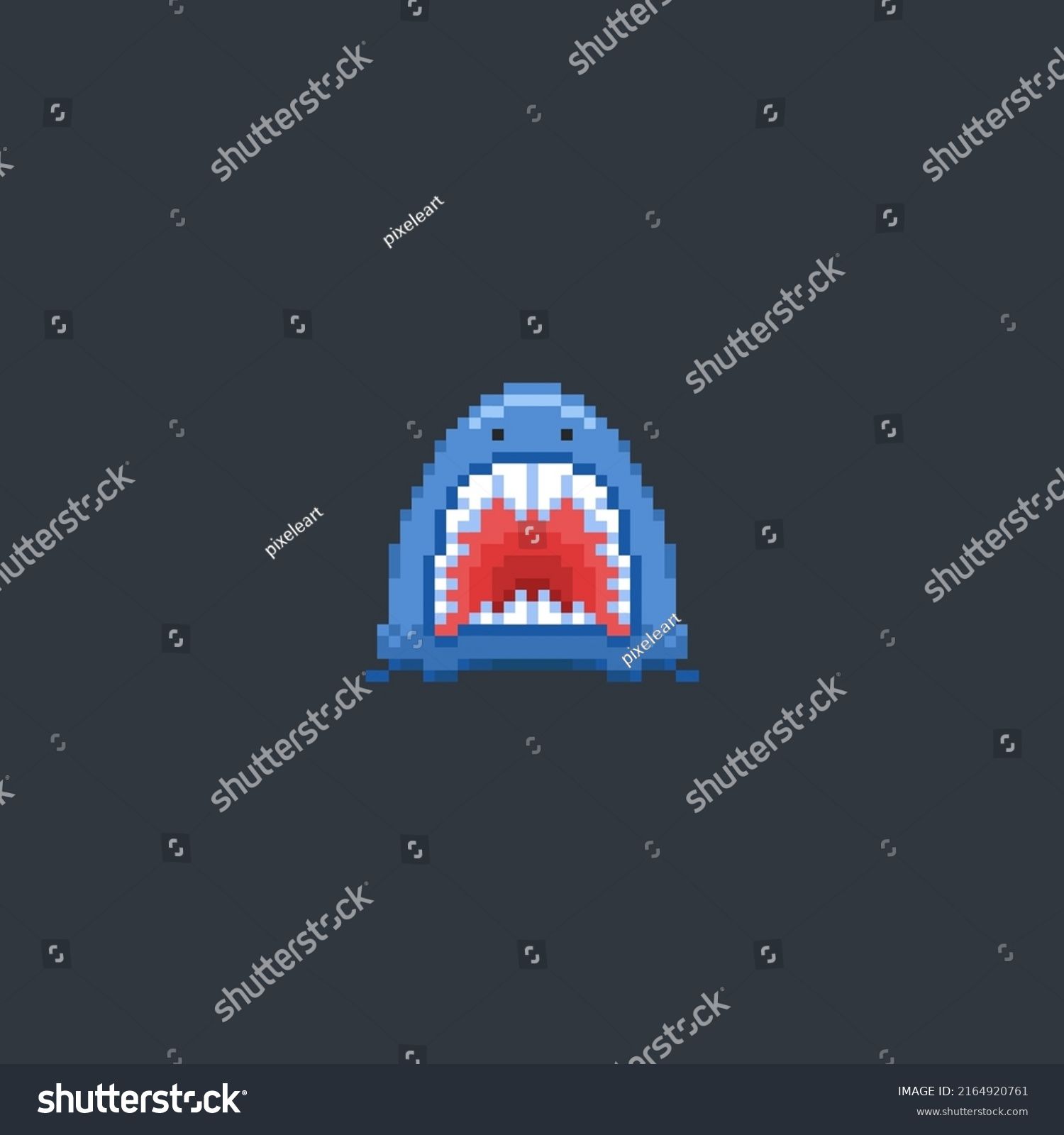 Shark Jaws, Styled Stock Images, Pixel Art, Art Style, Royalty Free ... Shark Jaws, Styled Stock Images, Pixel Art, Art Style, Royalty Free ...