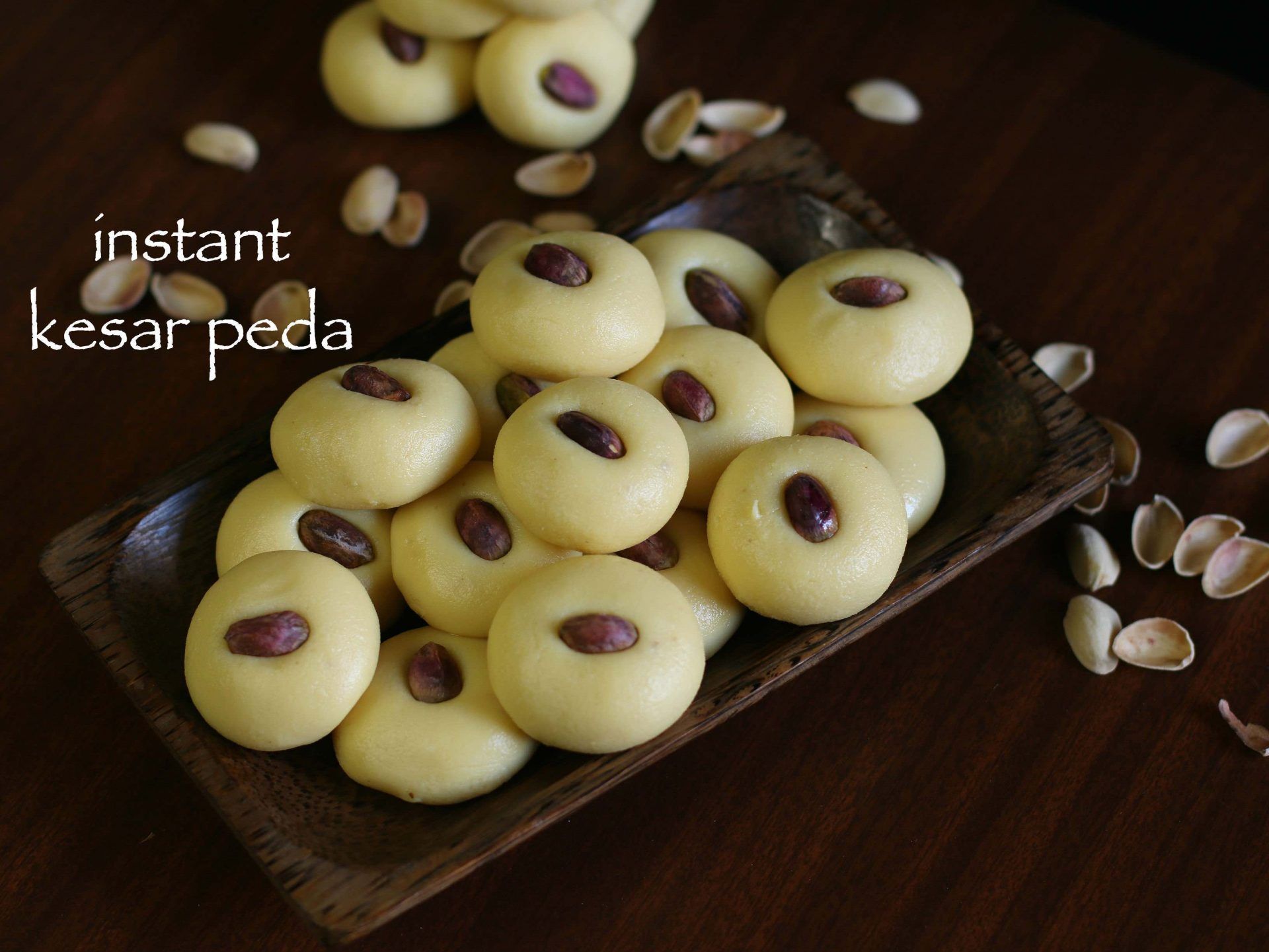 Peda Recipe Instant Kesar Peda Recipe Kesar Milk Peda With Milkmaid