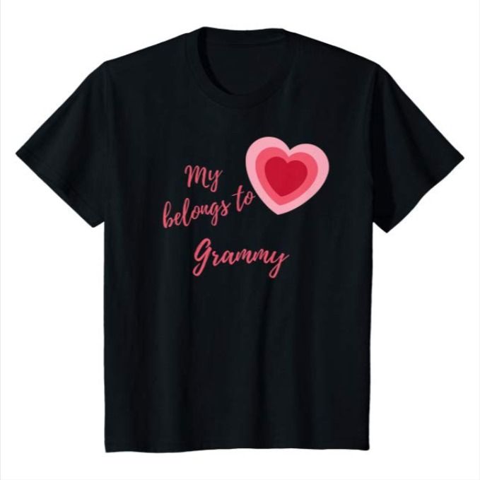 My Heart Belongs To Grammy Shirt In 2020 Grammy Shirt Grammy