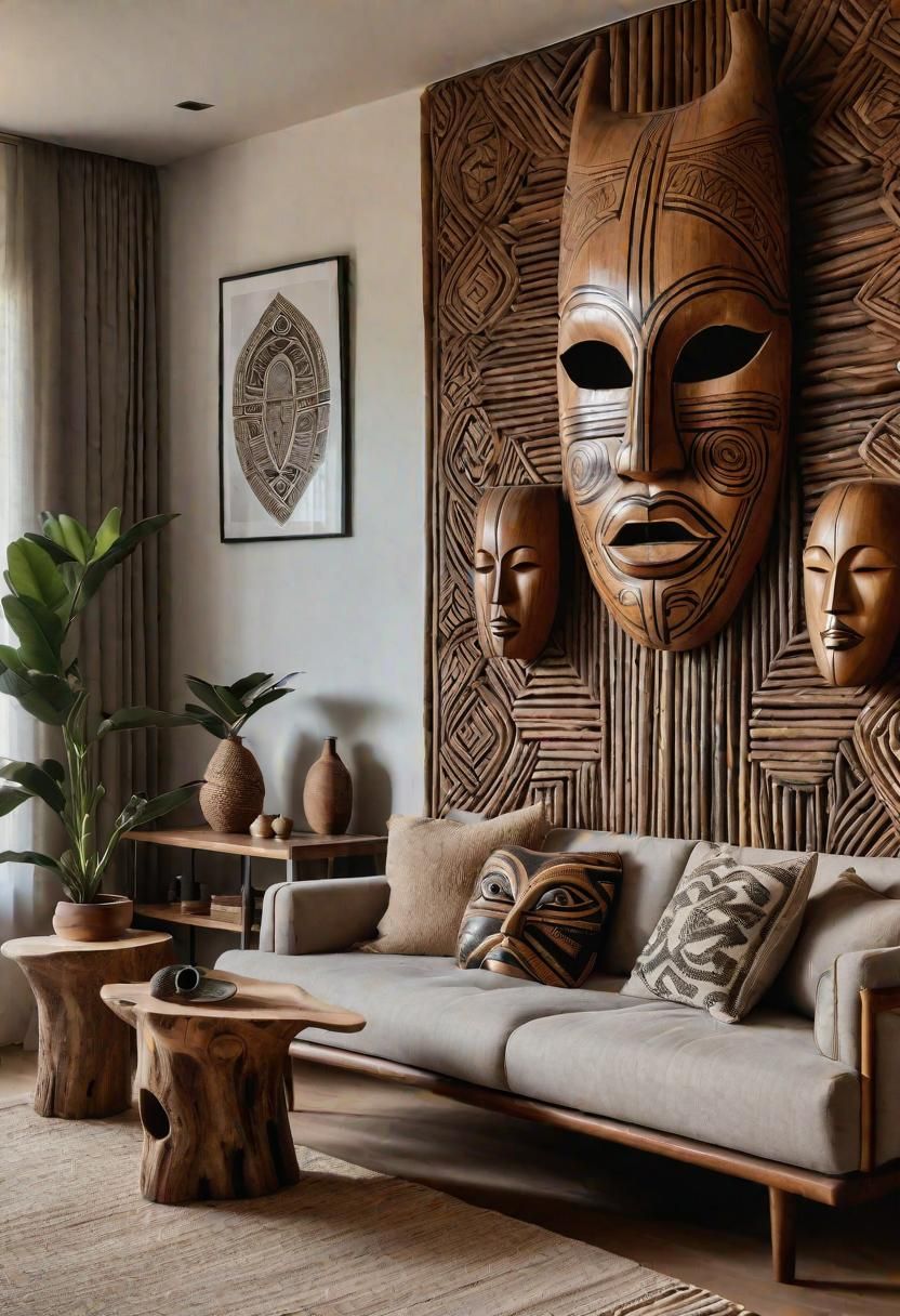 45 Chic And Modern Boho Living Room Ideas To Copy African Decor Living Room Modern Boho Living