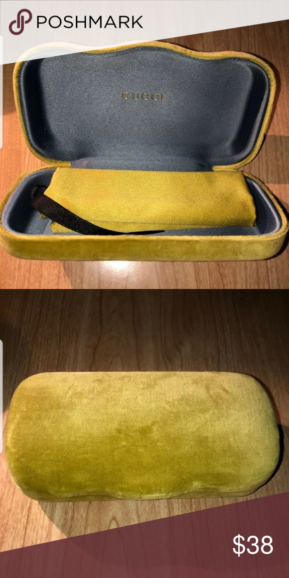 Vintage Velvet Gucci Glasses Case Empty With Dust Gucci Glasses Vintage Velvet Glasses Case