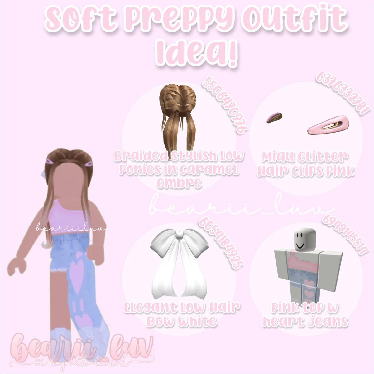 Soft Preppy Outfit Idea 🌸 Roblox Outfit Ideas