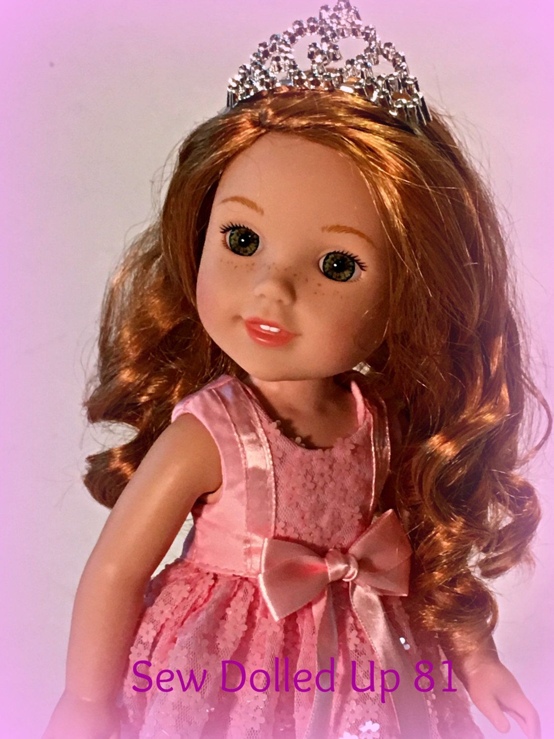 Princess In Pink For Welliewisher Sized Dolls By Sewdolledup81 On Etsy American Girl Wellie