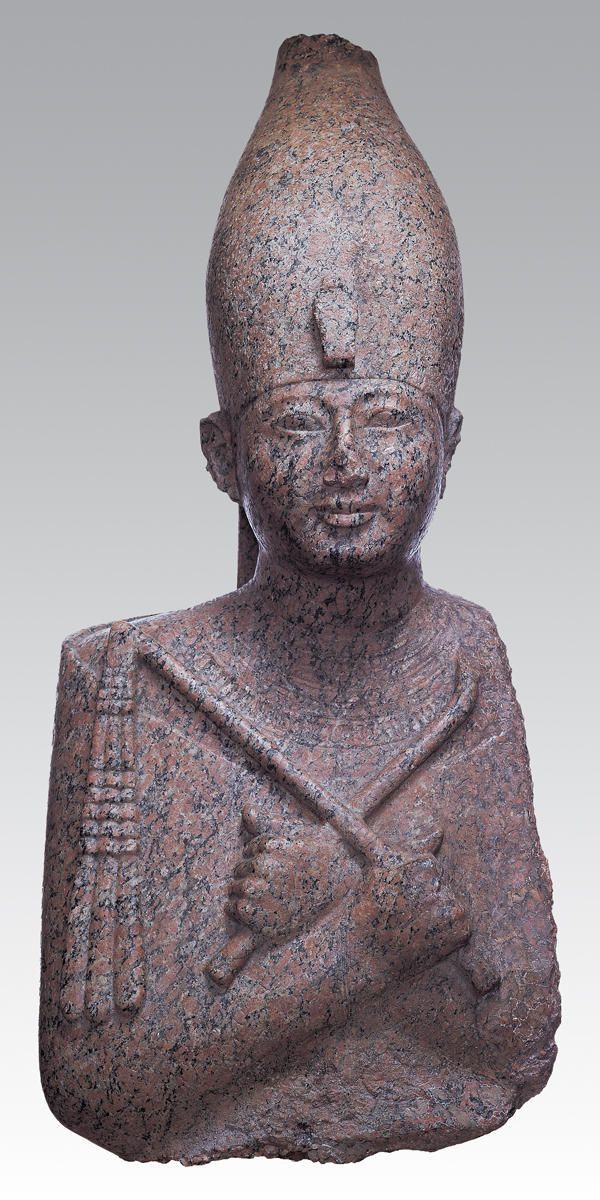 Portrait Statue Of Pharaoh Amenhotep Iisouth Karnakegypt 18th Dynasty Ca 14271400 Bc