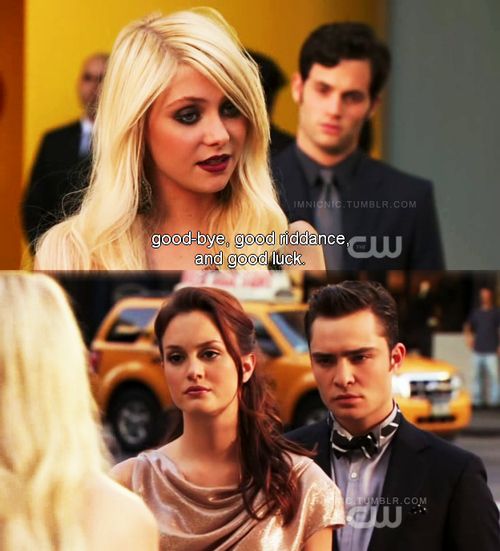 Blair Blair Waldorf Chuck Bass Gossip Girl Jenny Gossip Girl Quotes Gossip Girl Chuck