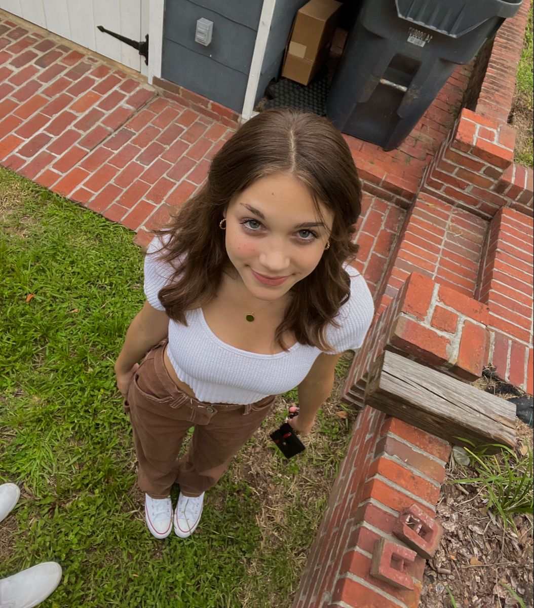 Brown Pants Fit Pacsun Outfits Jeans And Converse Cute Outfits