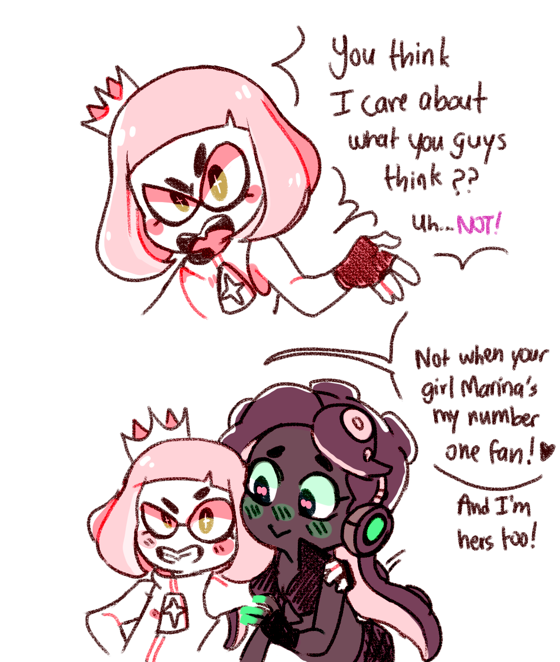 Pearl Dont Give A F Splatoon Splatoon Splatoon Memes Splatoon Comics