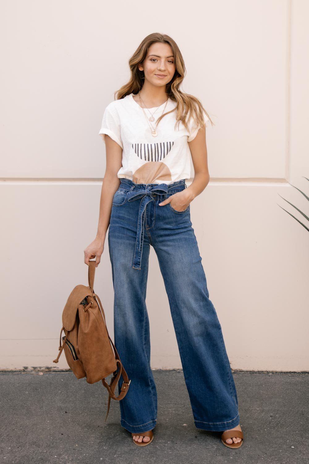 Wide Leg Paper Bag Denim Jeans Mod And Retro Clothing In 2020 Wide Leg Denim How To Wear Denim