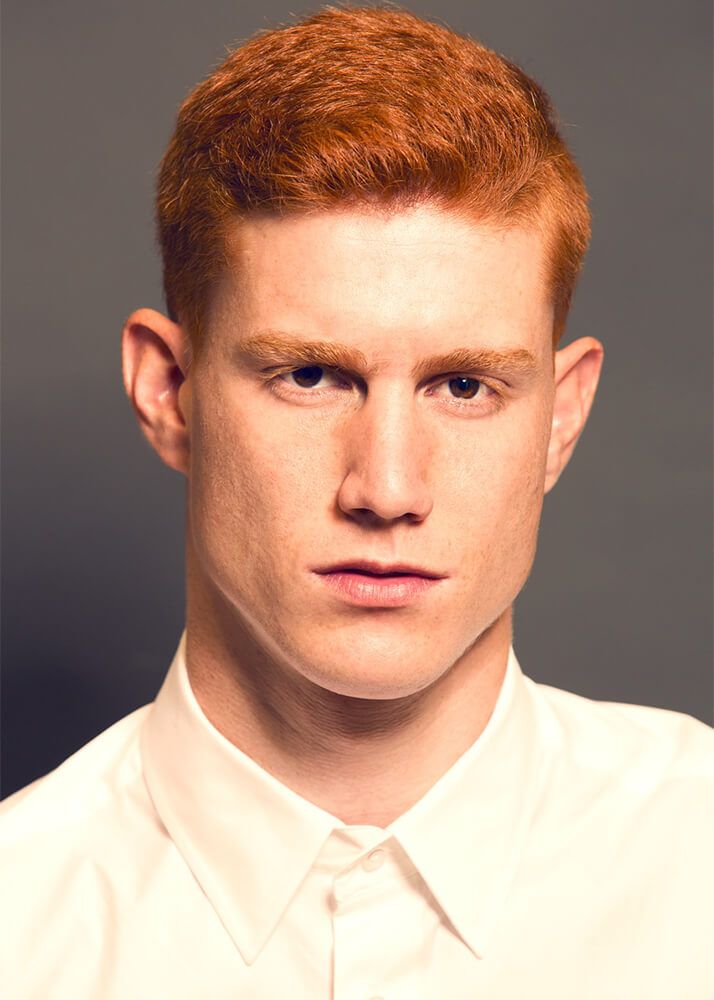 Hottest Redheads Ginger Snaps Male Model Daniel Mens Fashion Eyes Hair Quick Brown Eyes