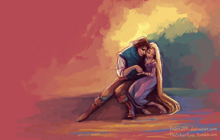 Tangled Flynn Rider And Rapunzel By Lostie815 Anna Disney Disney