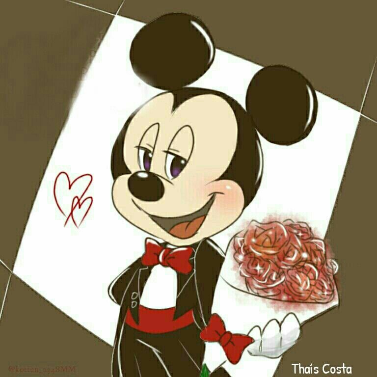 Urg So Handsome Thanks For The Flowers Mickey♥️ Mickey Mouse Pictures Mickey Mouse Mickey