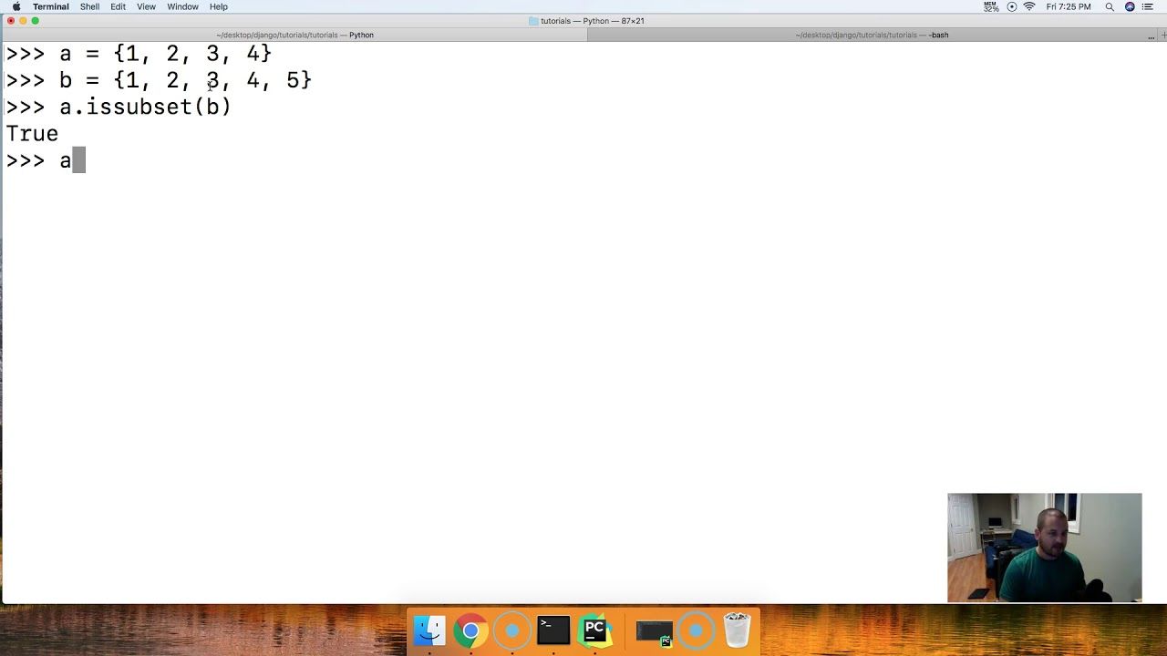 Python 3 7 How To Find A Proper Subset In Python Python Python