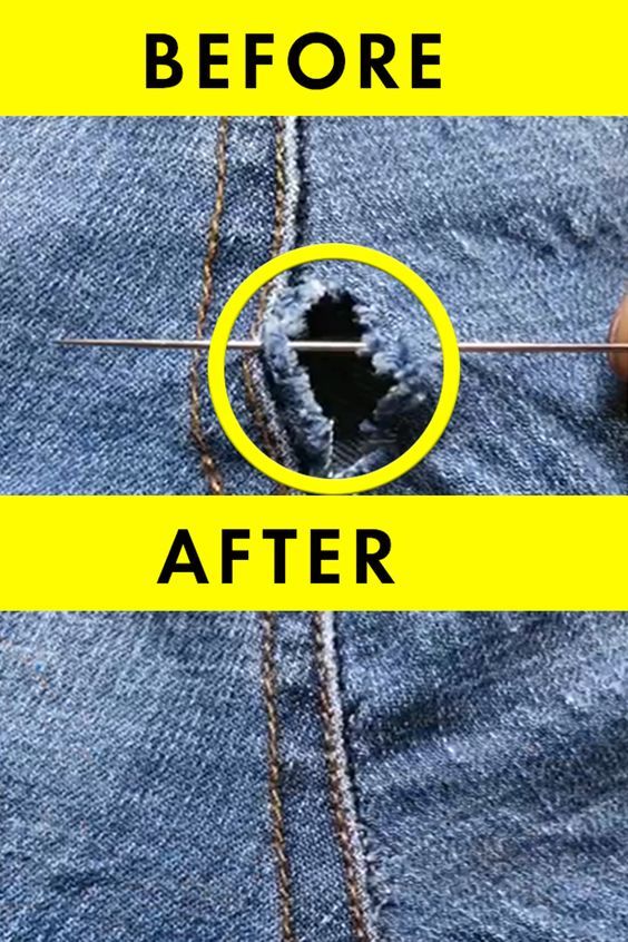 How To Fix Holes In Jeans 6 Ways To Repair Ripped Torn Jeans Artofit
