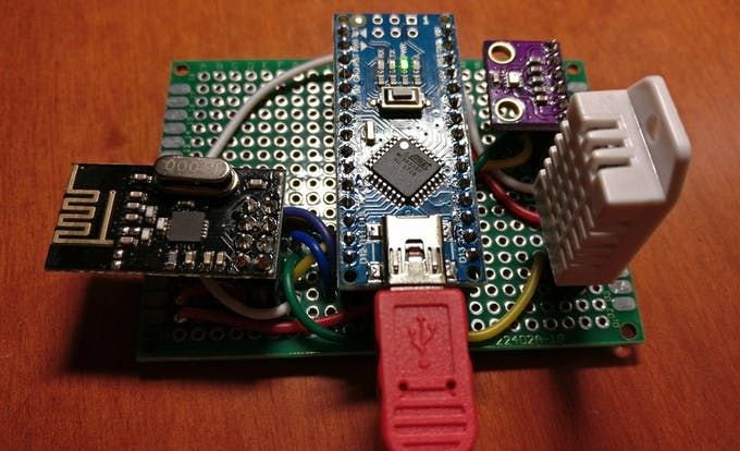 Arduino Nrf24l01 Wireless Weather Station Weather