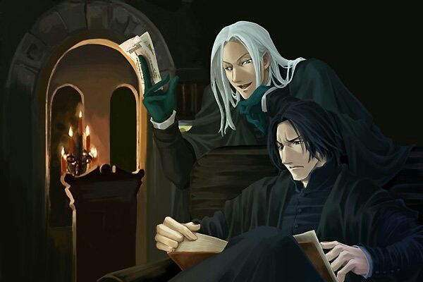 Lucius And Severus Harry Potter Fan Art Snape Harry Potter Harry Potter Severus