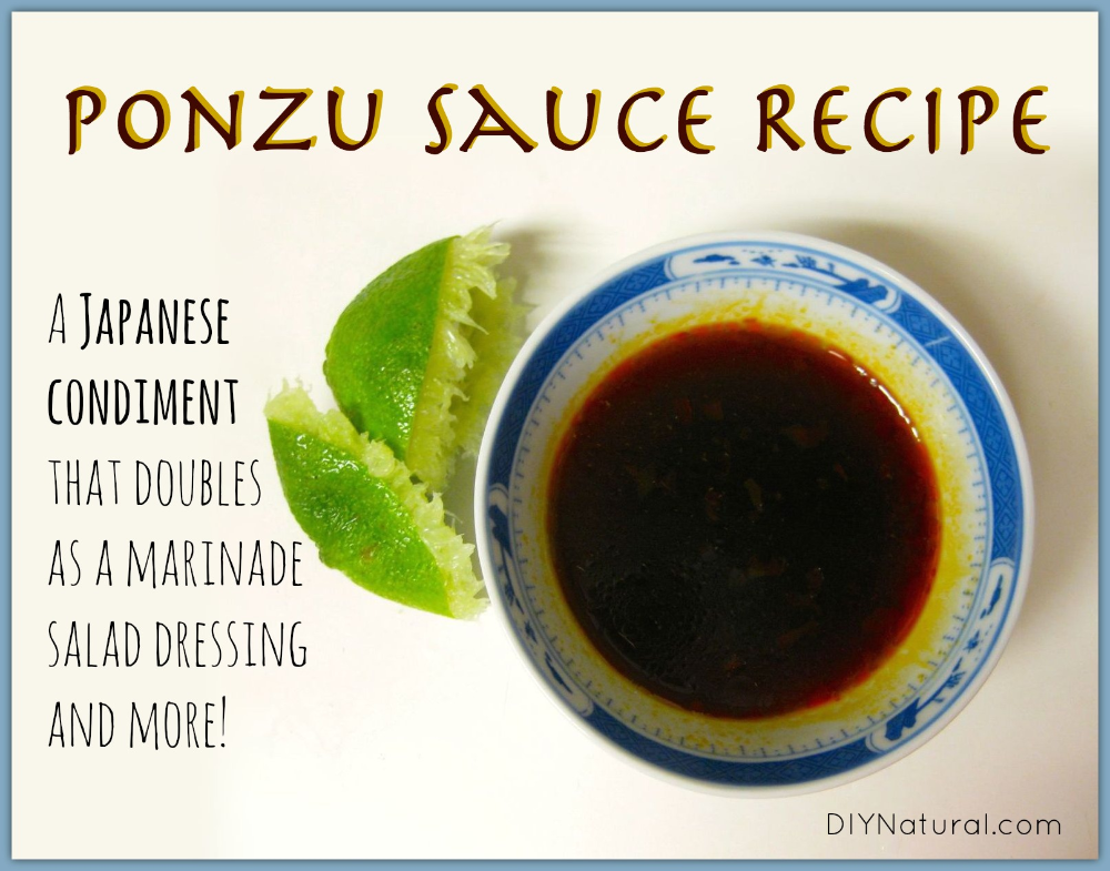 Ponzu Sauce Recipe A Japanese Umami Condiment And More Ponzu Sauce