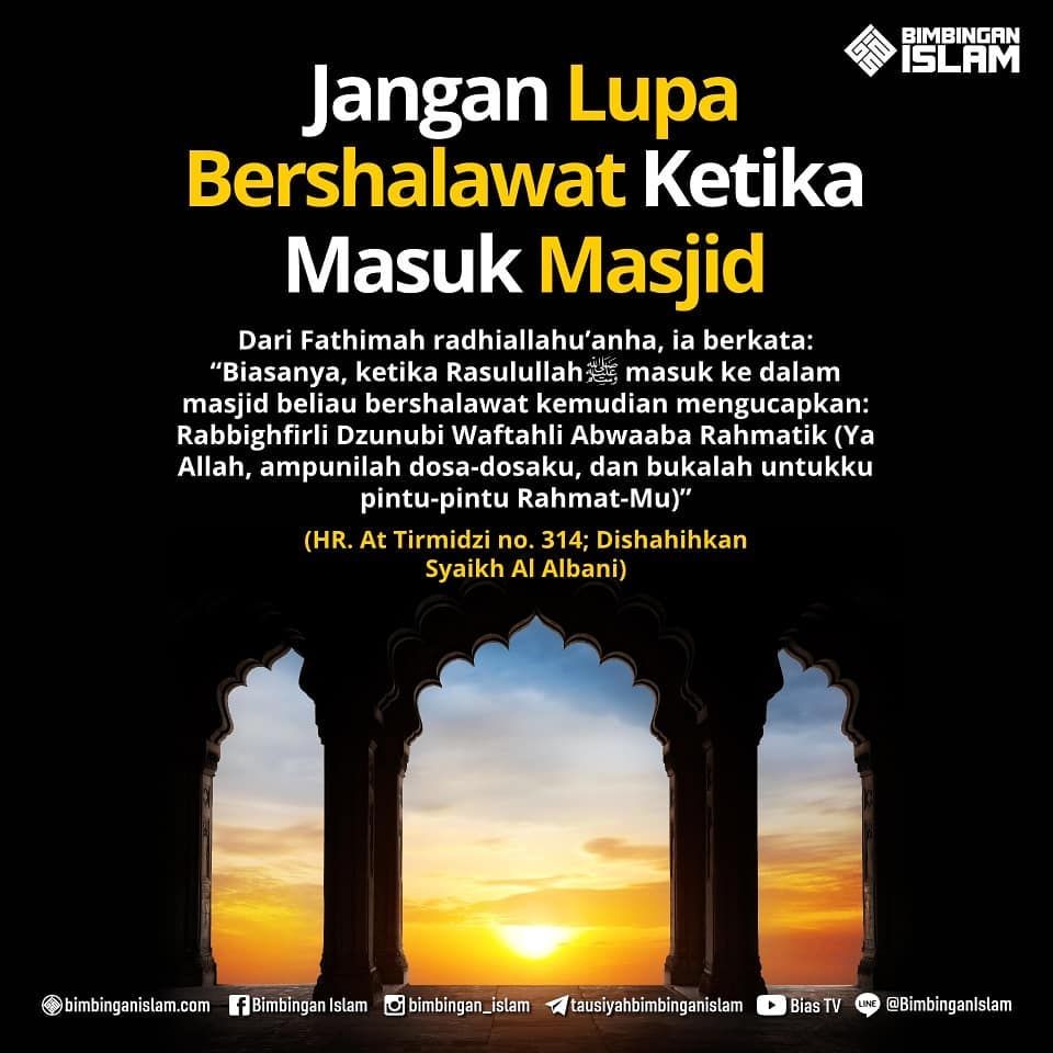 Doa Keluar Rumah Menuju Masjid Dakwah Islami