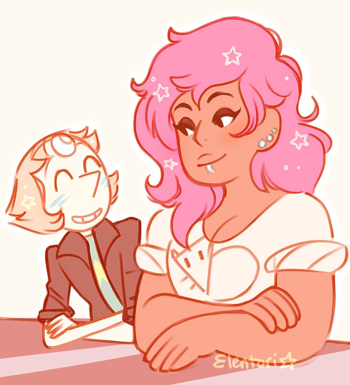 Steven Universe Perla Steven Universe Steven Universe Ships Fanart Pearl Steven Steven