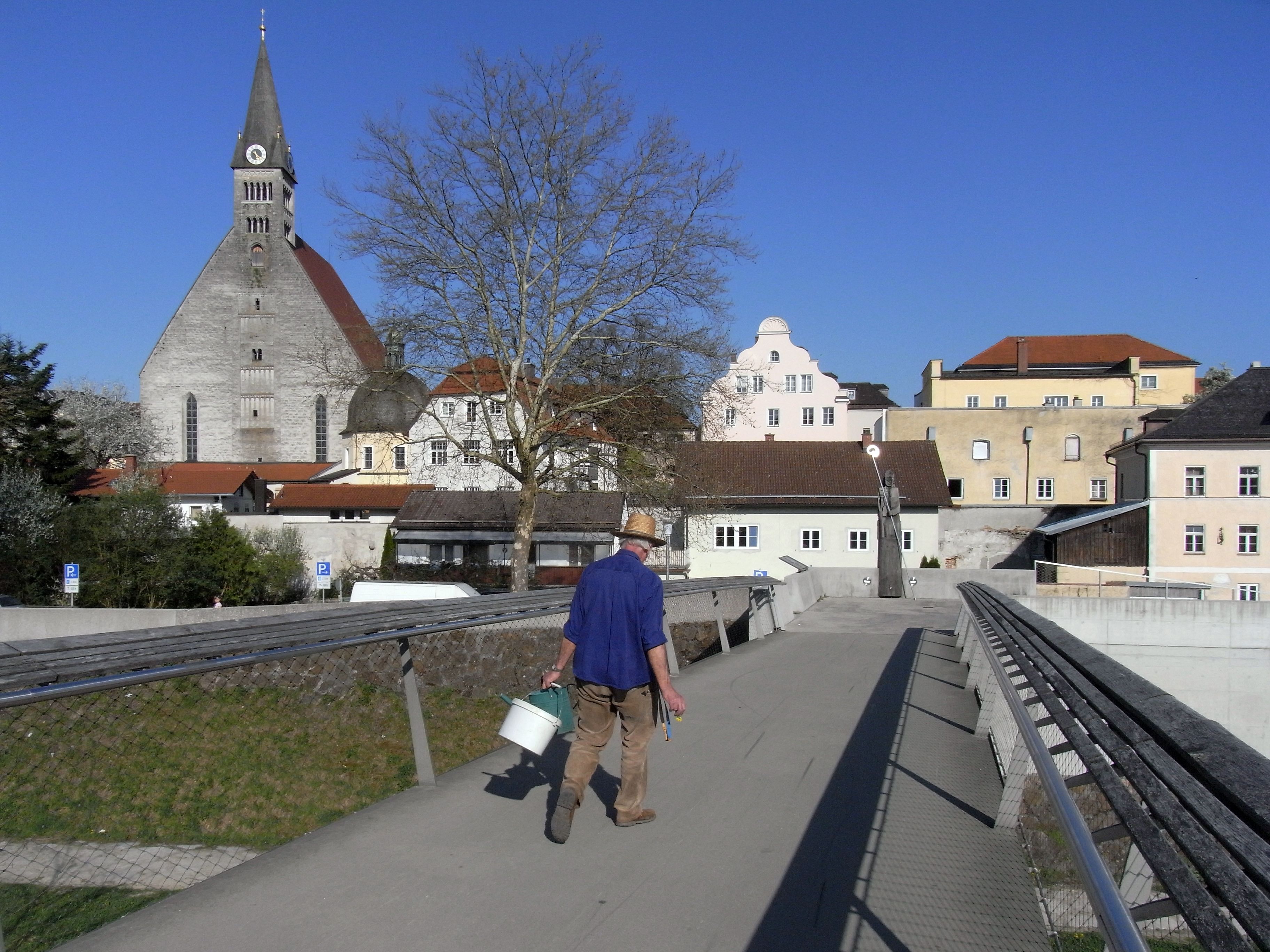 Laufen an der Salzach im Frühling - Laufen at the Salzach river in ... Laufen an der Salzach im Frühling - Laufen at the Salzach river in ...