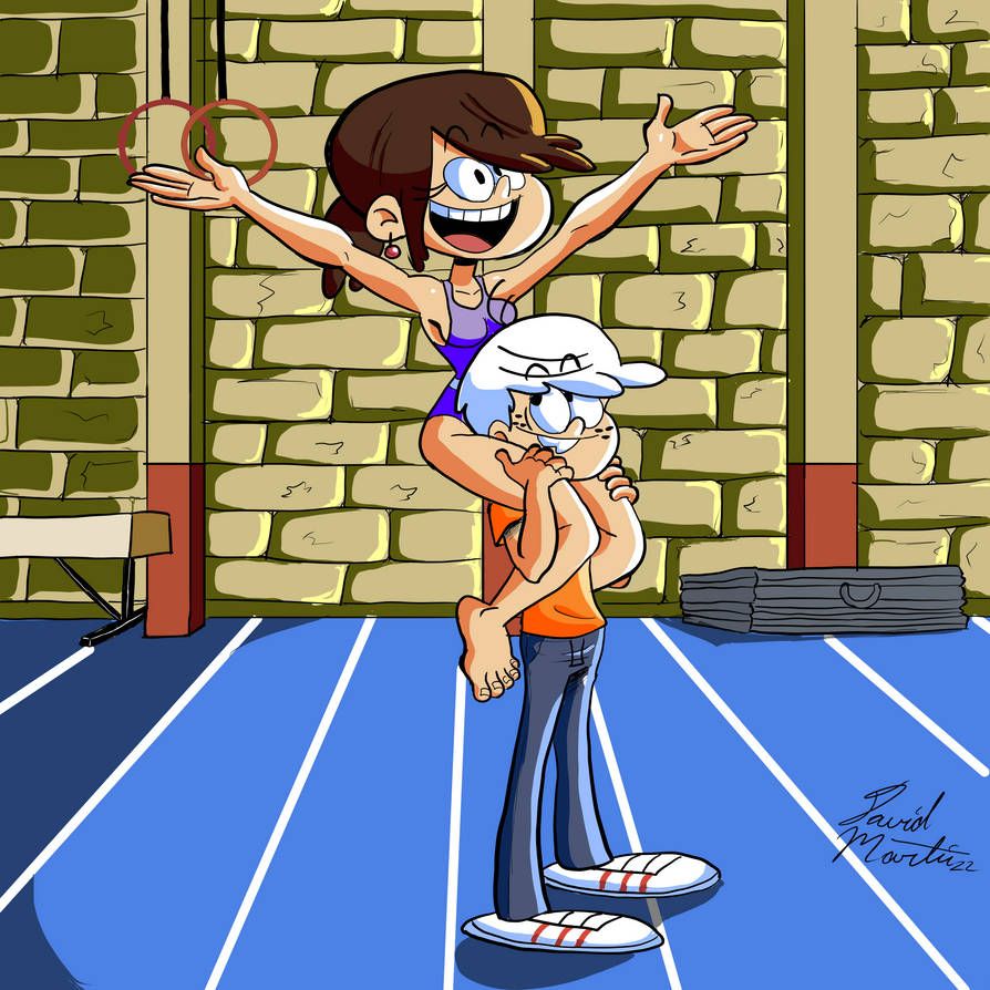 Comm Danacoln Gymnastics By Da4th In 2023 Loud House Sisters Loud House Characters Kissing