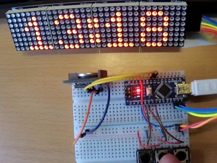 Arduino Matrix Clock Prototype Artofit