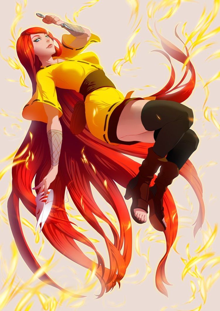 Kushina Uzumaki うずまきクシナ Uzumaki Kushina Was A Konohagakure Kunoichi Who Originated From