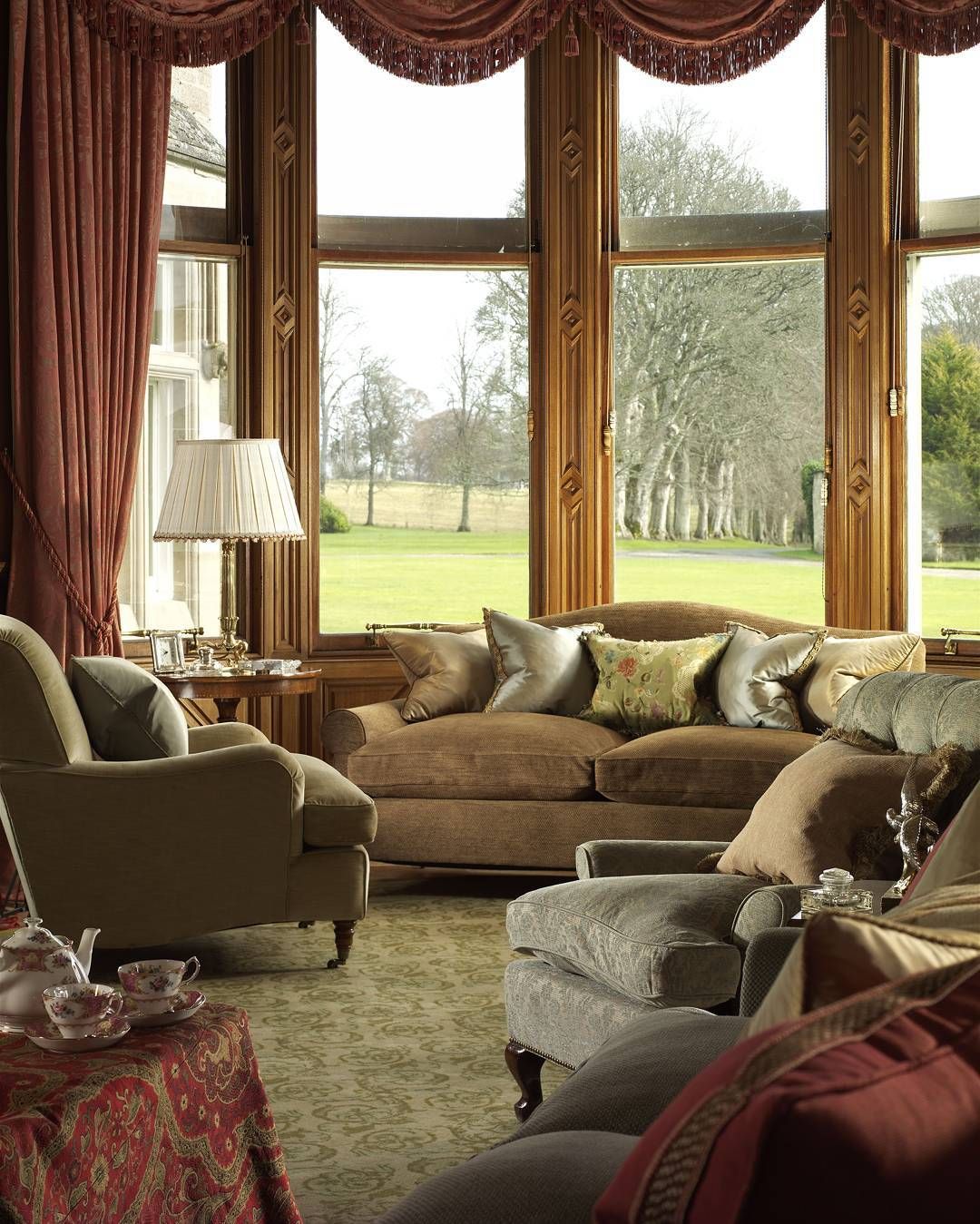 Relax In The Calming Surrounds Of The Skibo Castle Drawing Room Skibo Castle Drawing Room