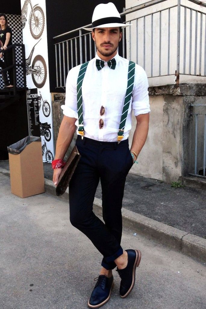 Mens Suspenders With Mariano Di Vaio Hipster Man Hipster Ideas Men