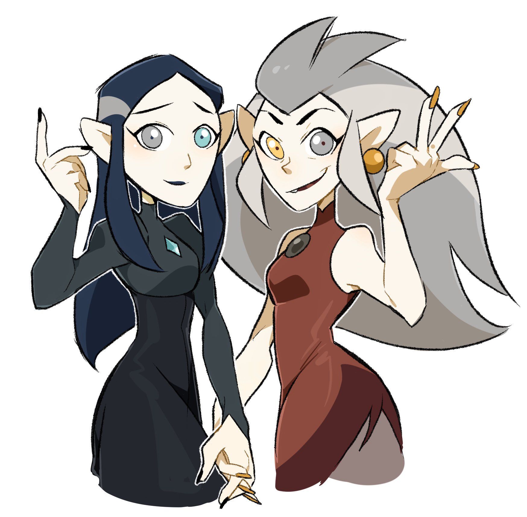 The Owl House Lilith And Eda Fan Art
