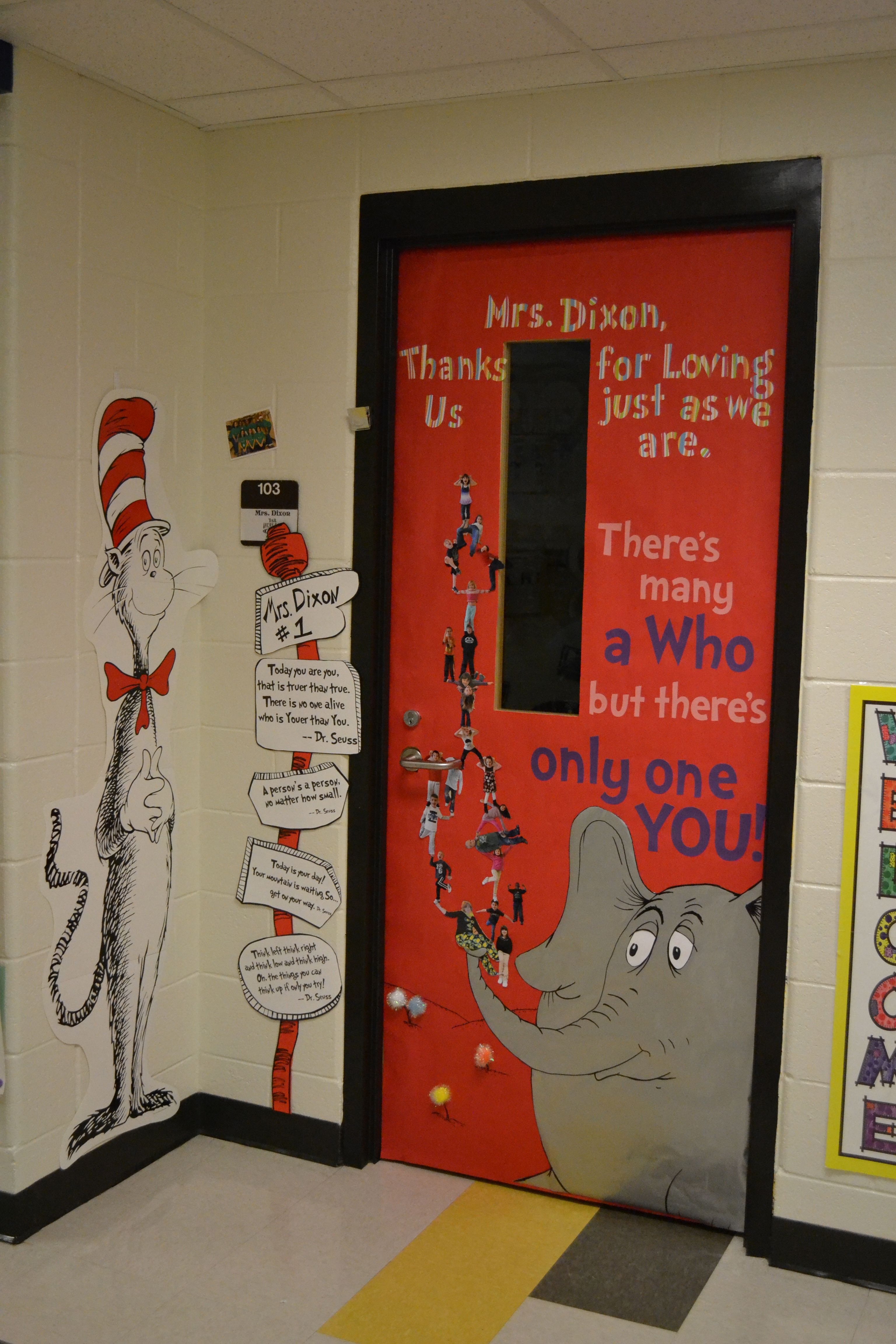 My Dr Seuss Themed Teacher Appreciation Door Dr Seuss Door Dr Seuss