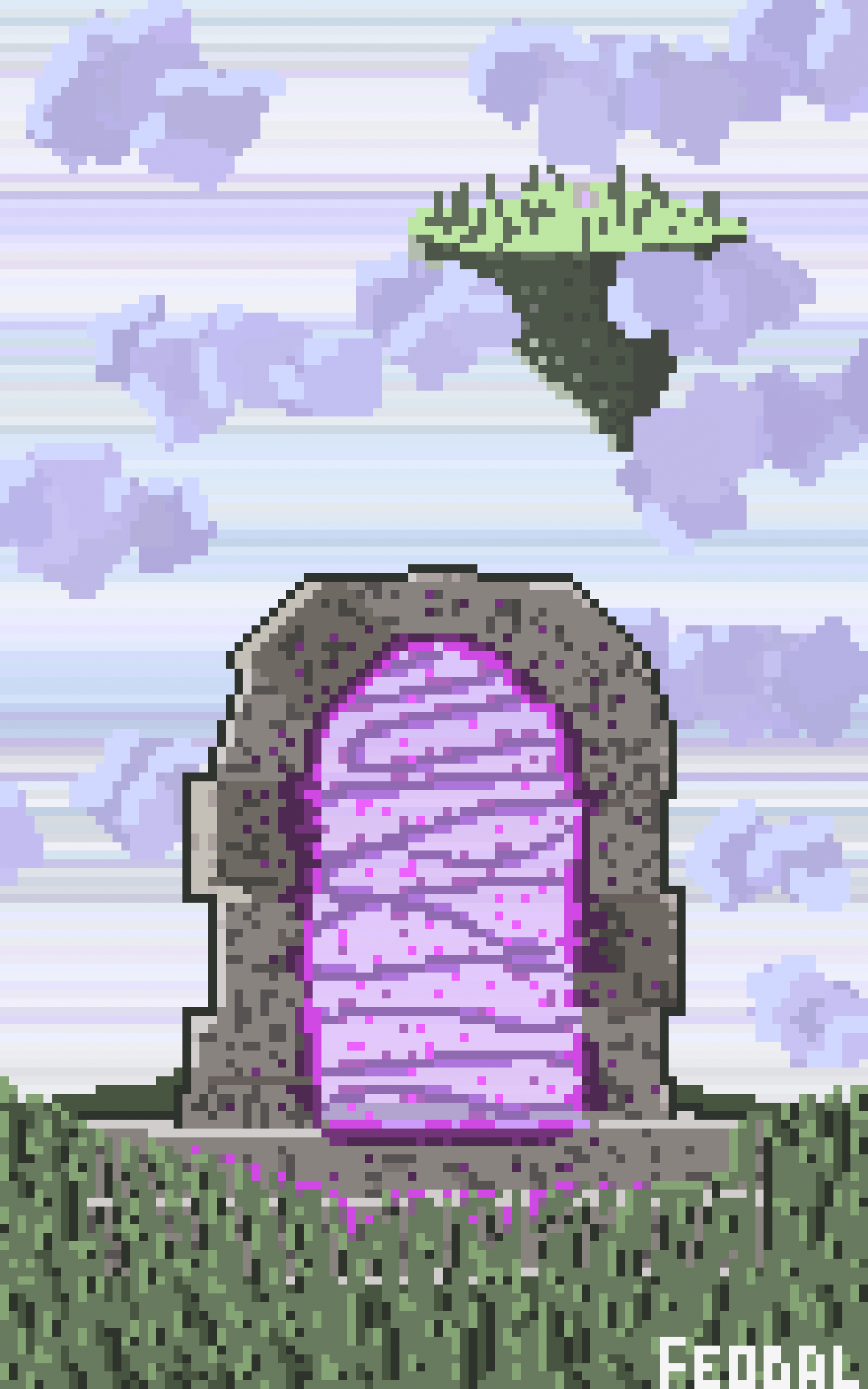 Fantasy Portal Pixel Art In 2024 Pixel Art Fantasy Art