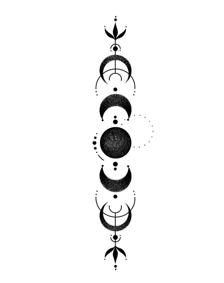 15 Moon Phase Svg Bundle Mystic Celestial Svg Its Just A Phase Svg