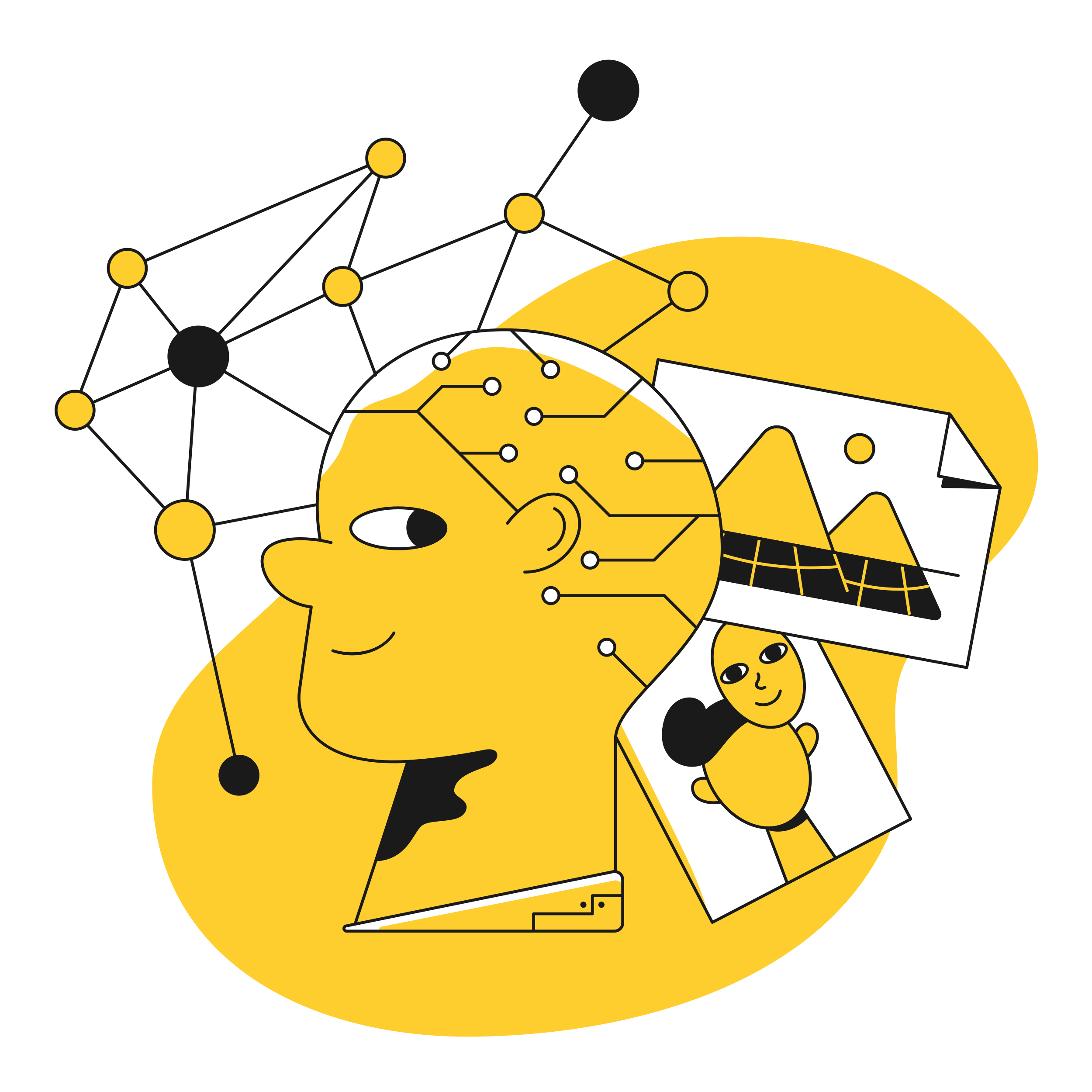 Visual Neural Network Illustration Illustration Visual Illustration Art