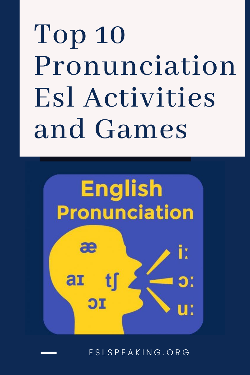 Esl pronunciation activities – Artofit Esl pronunciation activities – Artofit