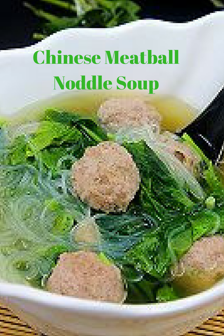 This Chinese Meatball Noddle Soup Is A Healthy And Quick Weekday Dinner