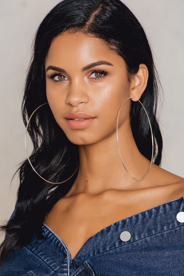 Xl Hoop Earrings Large Hoop Earrings Silver Hoop Earrings Designer Earrings Women Wear
