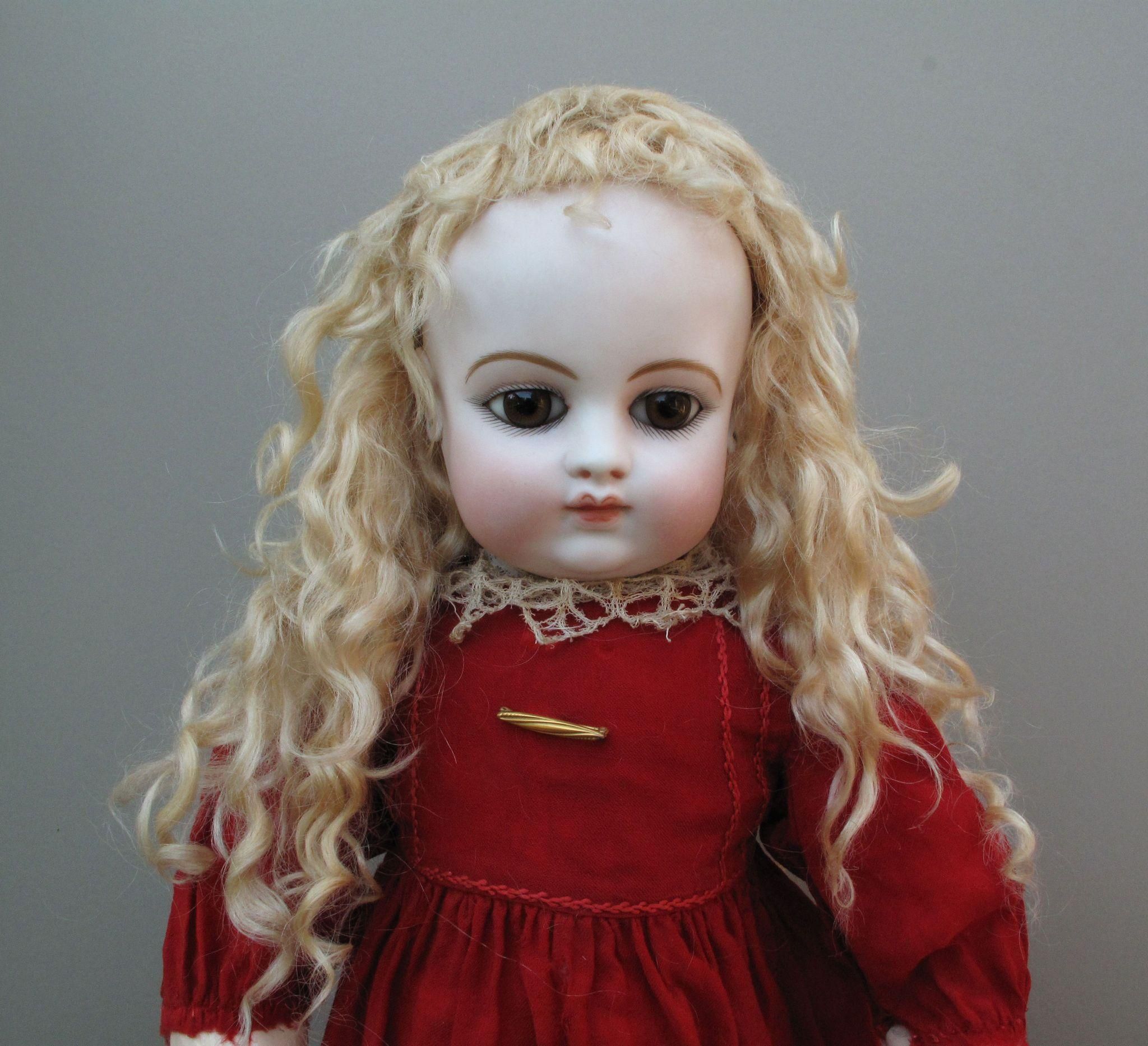 Outstanding Antique Blonde Mohair Wig With Extensions From Arielbebes