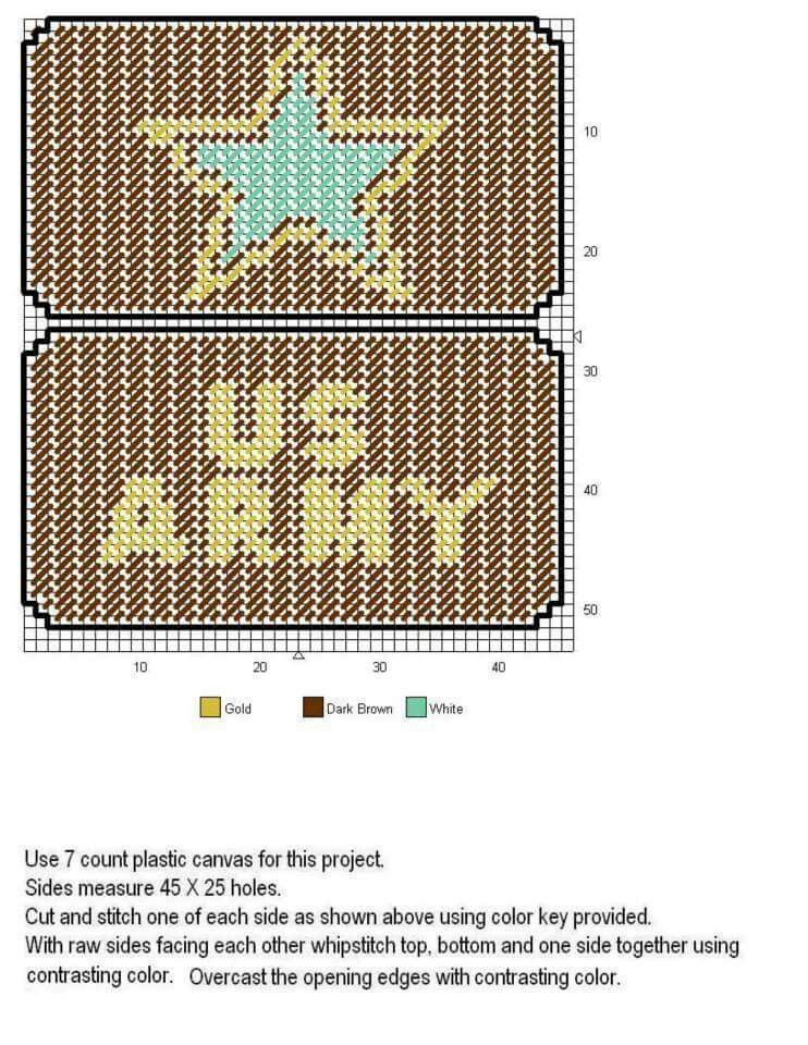 Us Army Eyeglass Case By Designs By Ndrea Eyeglass Cases Plastic Canvas Plastic Canvas