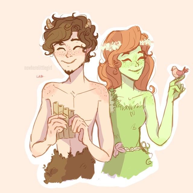 Grover And Juniper โบ๏ธ๐๐ Myart Nlgdrawings Percyjackson Groverunderwood Juniper Pjfanart