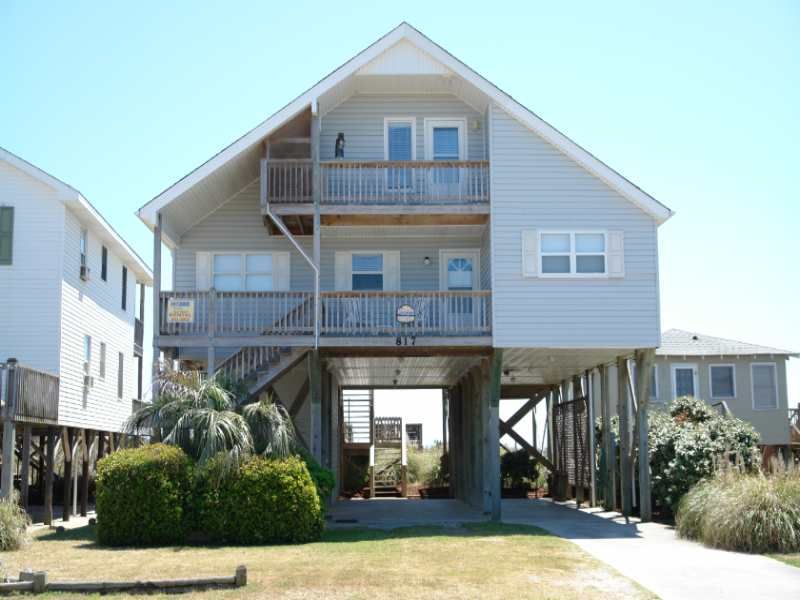 1300 No Pool Holden Beach Nc Able Ii 817 A 5 Bedroom Oceanfront Rental House In Holden
