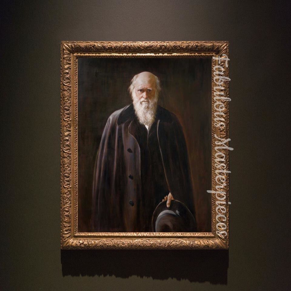 Oil painting of Charles Darwin | Fine art painting oil, Art painting ... Oil painting of Charles Darwin | Fine art painting oil, Art painting ...